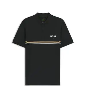 BOSS Polo Shirt With Seamless Bodymapping - Black