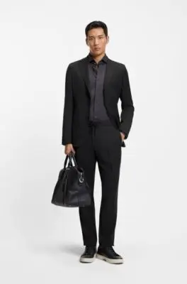 BOSS Slim-fit Trousers - Black