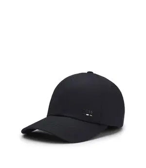 BOSS Cotton-twill Cap With Uv Protection - Black