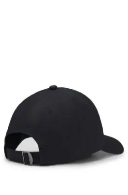 BOSS Cotton-twill Cap With Uv Protection - Black