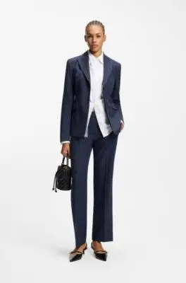 Hugo Slim-fit Pinstripe Trousers