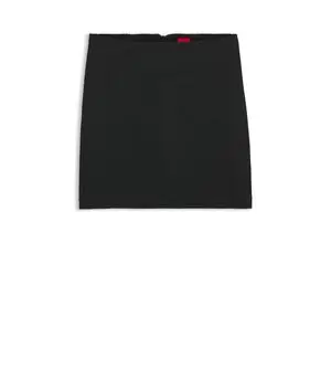 Hugo Mini Skirt In Bouclé Fabric - Black