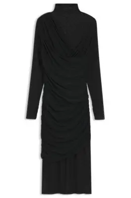 BOSS Slim-fit Mesh-panel Dress