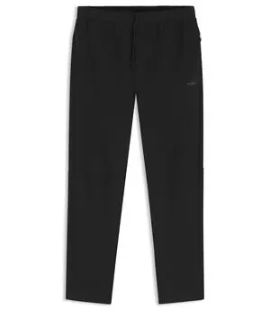 BOSS Reflective-detail Tracksuit Bottoms In A Regular Fit - Black