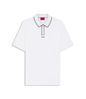 Hugo Cotton Polo Shirt - White