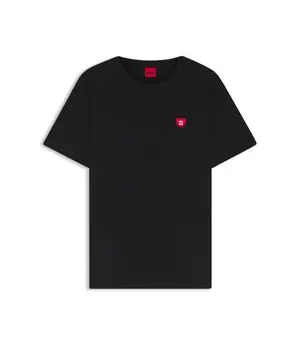 Hugo Heart Logo T-shirt - Black