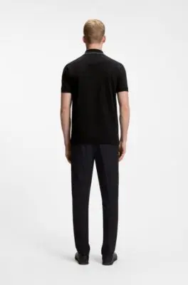 BOSS Slim-fit Cotton Pique Polo Shirt With Logo