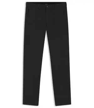 BOSS Slim-fit Stretch Satin Pants - Black
