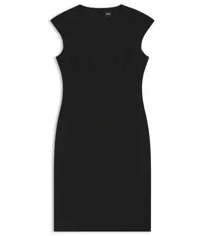 BOSS Virgin-wool Sheath Dress