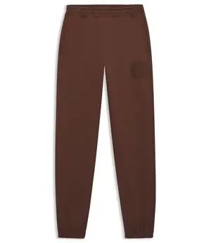 Hugo Logo Artwork Tracksuit Bottoms - Brown
