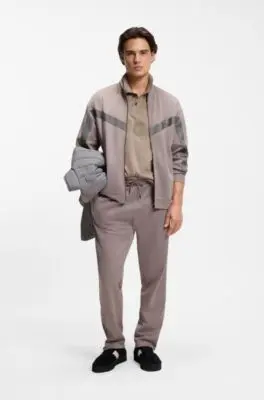 Hugo Oversize-fit Polo Shirt In Cotton With Tonal Logo
