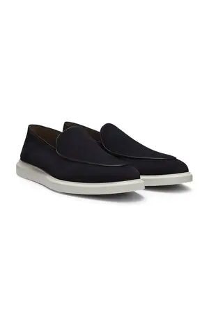 BOSS Suede Loafers With Logo