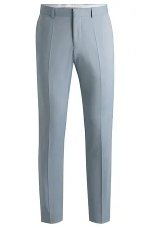 BOSS Stretch Chiffon Formal Trousers - Light Blue
