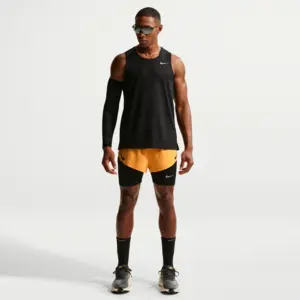 Nike Aeroswift Dri-fit Adv 2" Brief-lined Running Shorts - Orange