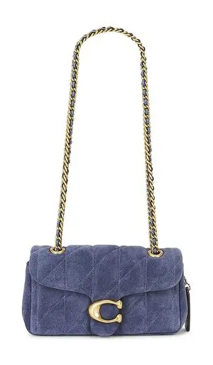 COACH Coach Quilted Tabby Shoulder Bag 20 Light Denim In Blue.