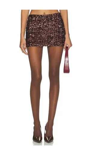 SNDYS Asher Sequin Micro Mini Skirt