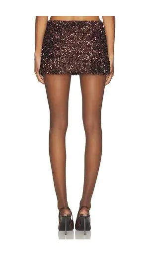 SNDYS Asher Sequin Micro Mini Skirt