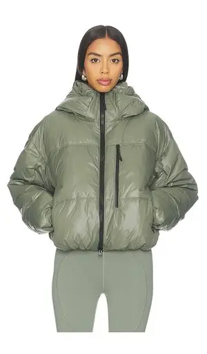 Adidas By Stella McCartney True Nature Short Padded Jacket - Stone Green
