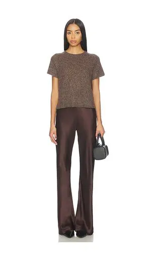 LISA YANG Siona T-shirt - Soft Bark