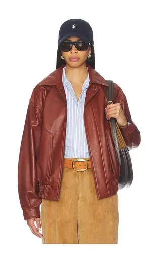DUCIE Florence Leather Jacket
