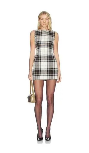 LOVERS AND FRIENDS Nola Mini Dress - Blue Plaid Multi