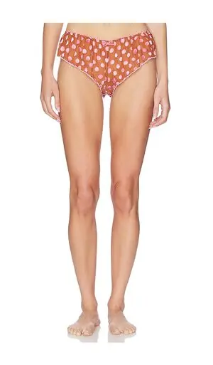 Free People Frosted Dot Flutter Hipster Panty - Desert Topaz & Lilac