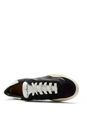 Acne Studios Lace-up Panelled Sneakers - Black