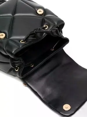 Moschino Quilted Logo Backpack