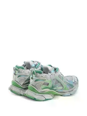 Balenciaga Runner Printed Logo Sneakers - Grey