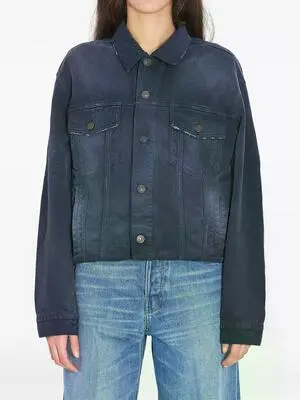 Balenciaga Pointed-collar Denim Jacket