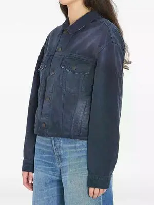Balenciaga Pointed-collar Denim Jacket