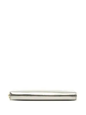 LOUIS VUITTON 2017 Monogram Vernis Zippy Wallet Long Wallets - Silver