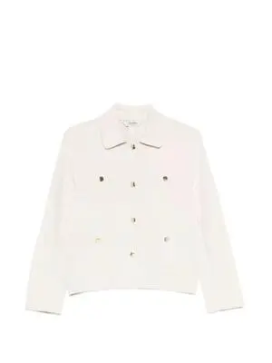 Max Mara Pocket Jersey Jacket - Neutrals