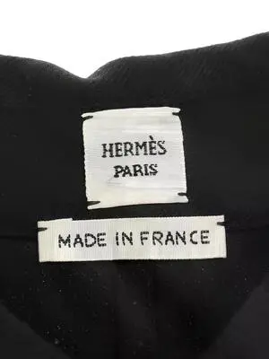 Hermès 2010s Shirt-style Wool Dress