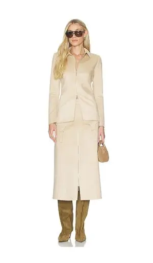 Alexis Shawn Jacket - Tan