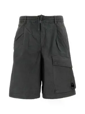 C.p. Company Button Detailed Shorts For Men