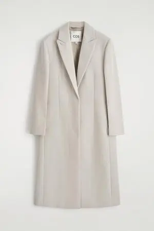 Cos Tailored Wool-twill Long Coat