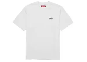 Supreme Washed Short Sleeve Top - White