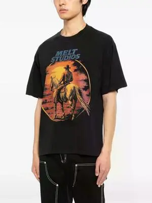MELT Round-neck Printed T-shirt