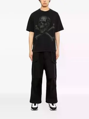 WARMAN Skull Printed T-shirt