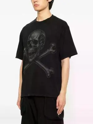 WARMAN Skull Printed T-shirt