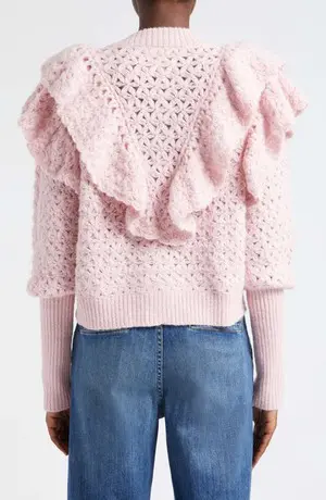 Farm Rio Ruffle Cardigan