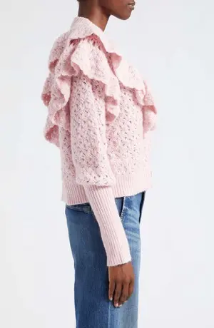 Farm Rio Ruffle Cardigan