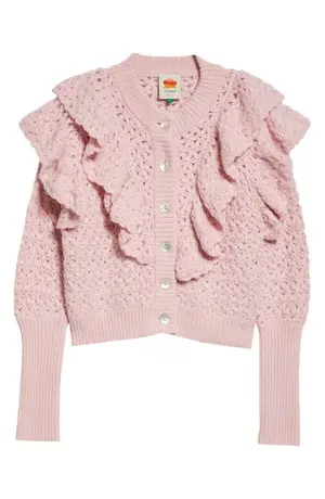Farm Rio Ruffle Cardigan