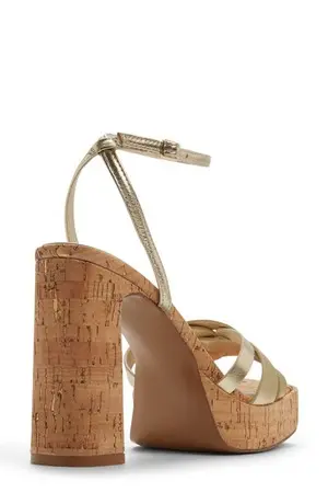 Aldo Beverlyanne Platform Sandal - Champagne