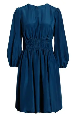 Eliza J Fit & Flare Crepe Dress