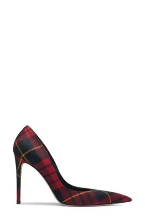 Alexander McQueen Tartan Pointed Toe Pump