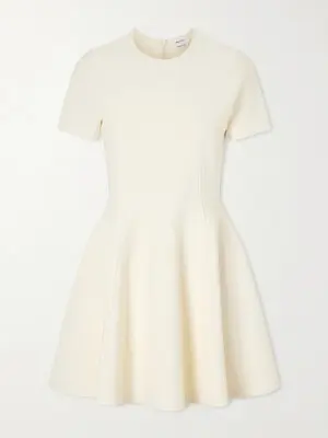 Alexander McQueen Stretch-crepe Mini Dress