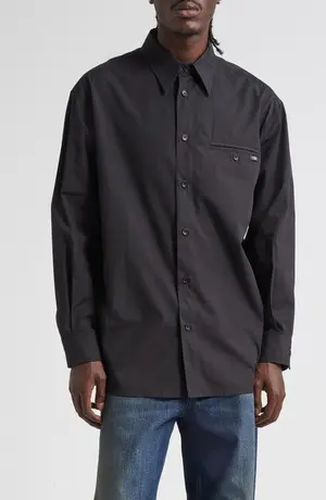 MAISON MARGIELA Long Sleeve Button-up Shirt