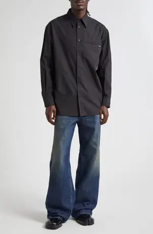 MAISON MARGIELA Long Sleeve Button-up Shirt